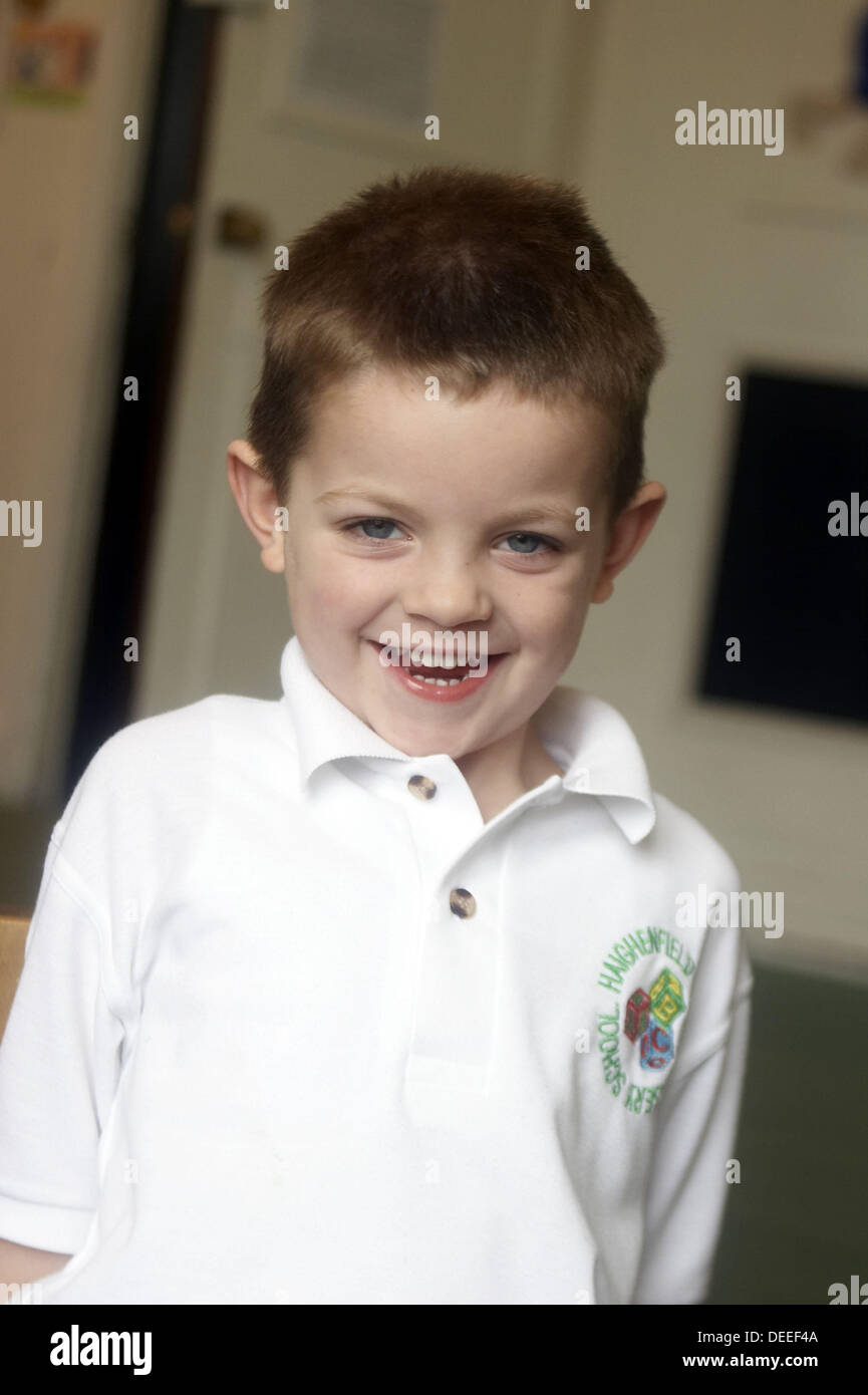 3 year old boy laughing at nursery hi-res stock photography and images ...