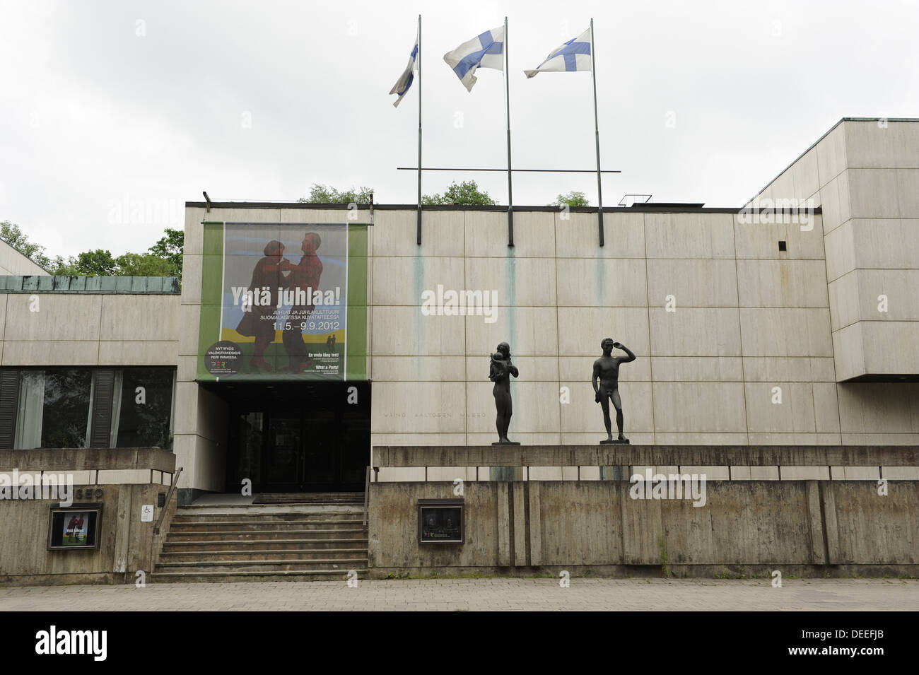 Wäinö Aaltonen Museum of Art or WAM. Turku. Finland. Exterior Stock ...