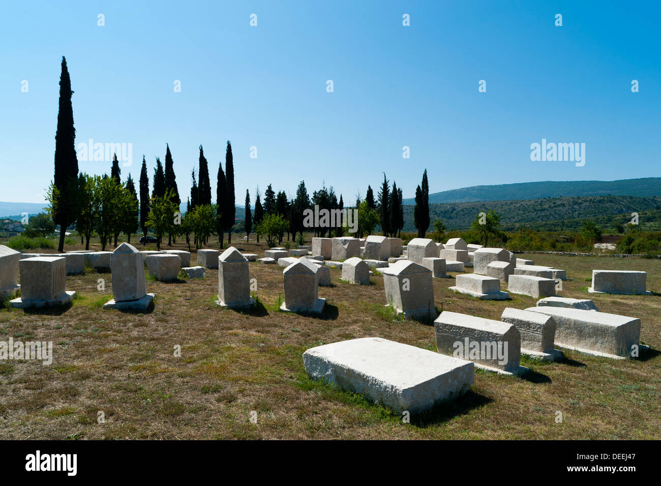 'Stecak' necropolis of Radimlja, located near Stolac, Bosnia and ...