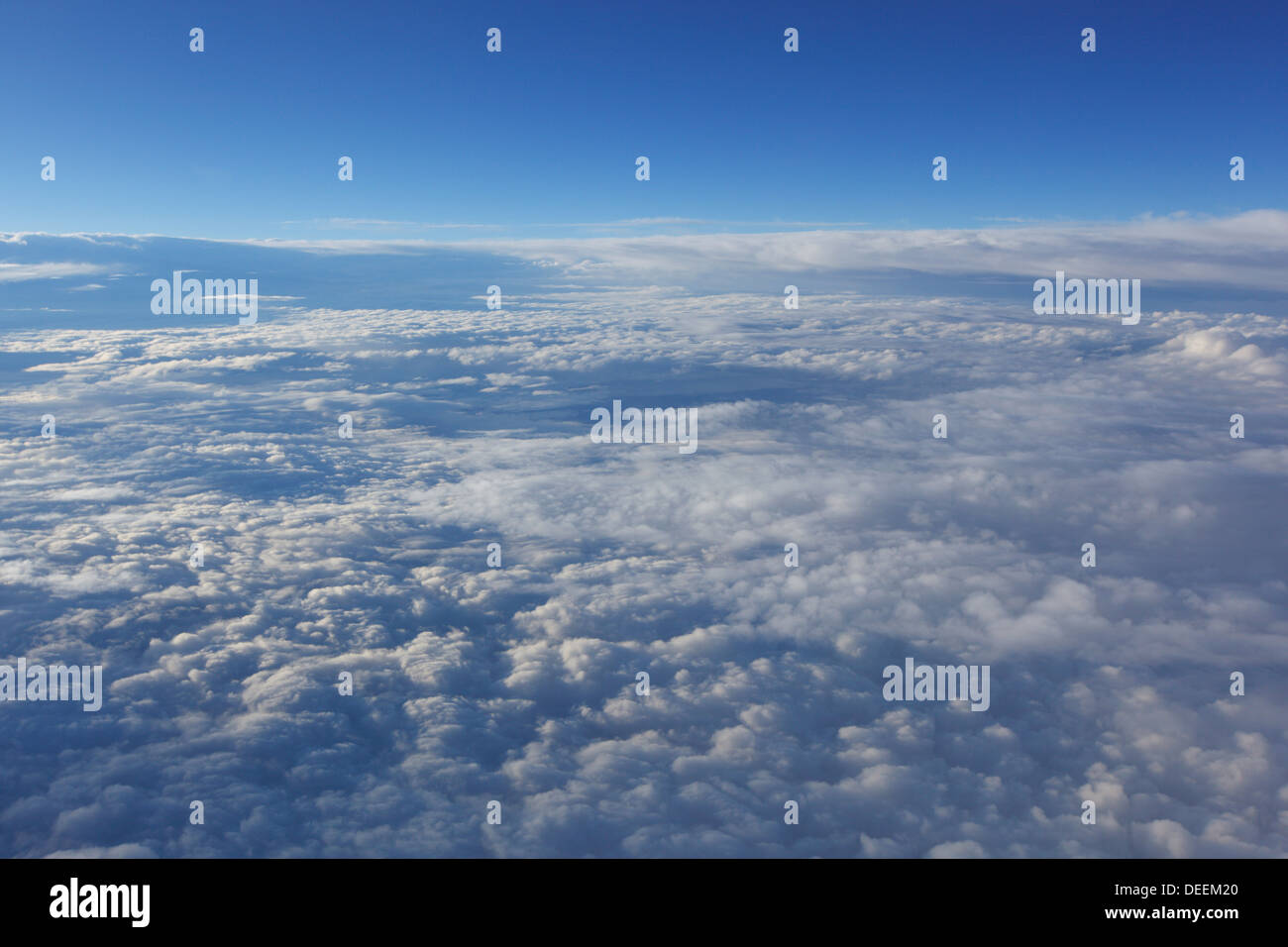 Aerial view of clouds from high altitude Stock Photo - Alamy
