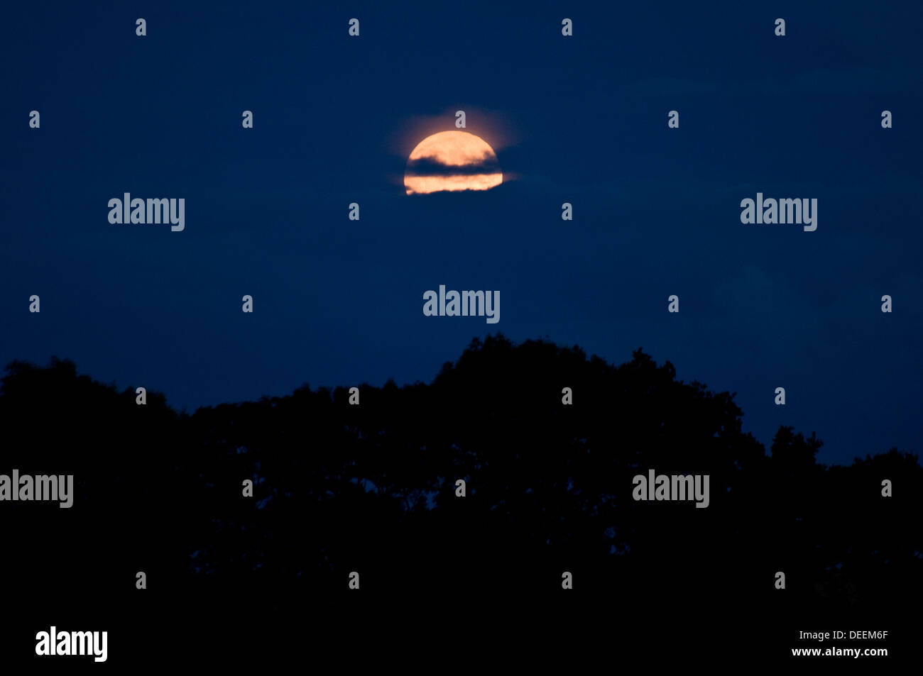 Full Moon Through Clouds High Resolution Stock Photography and Images ...
