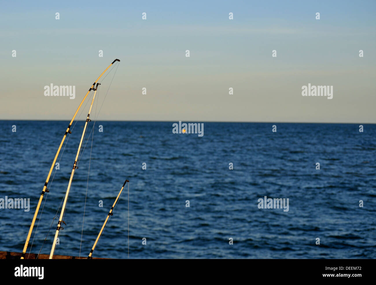 Fishing in the ocean Stock Photo - Alamy