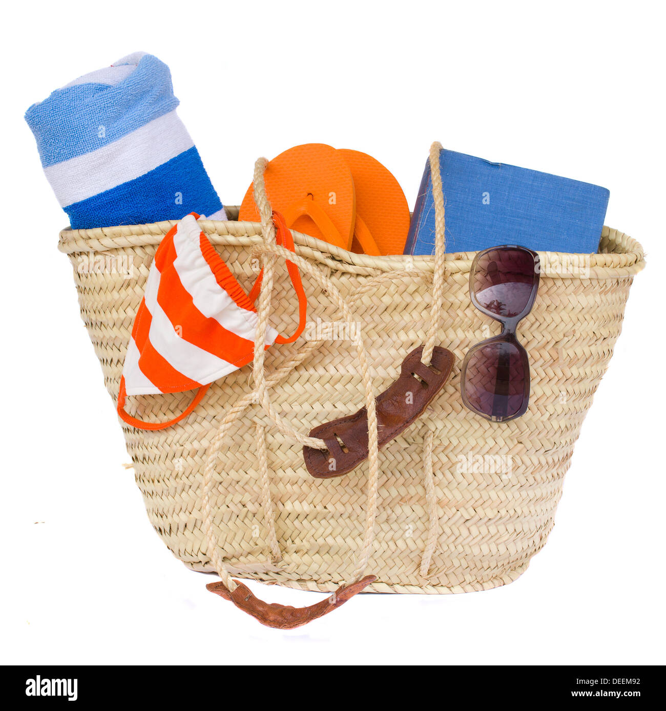Sunbathing beach Cut Out Stock Images & Pictures - Alamy