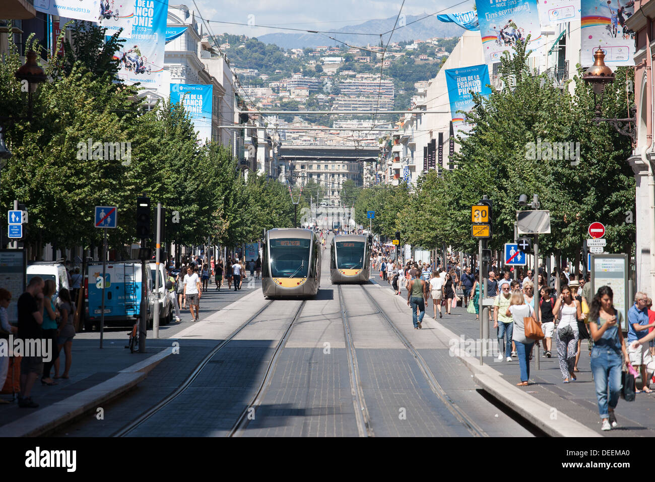 Nice Cote d'Azur alps Alpes France Europe Stock Photo - Alamy