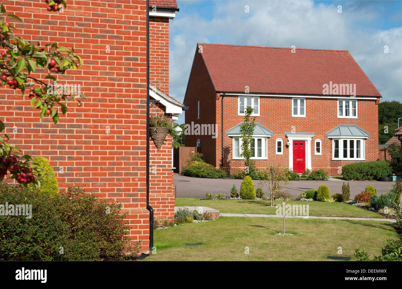 new build housing development, norfolk, england Stock Photo - Alamy