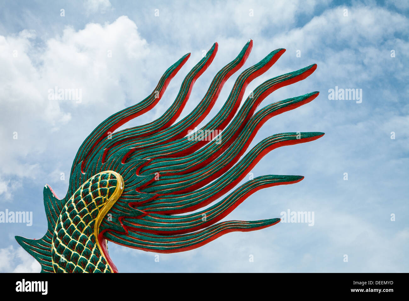 Dragon tail symbol power hi-res stock photography and images - Alamy