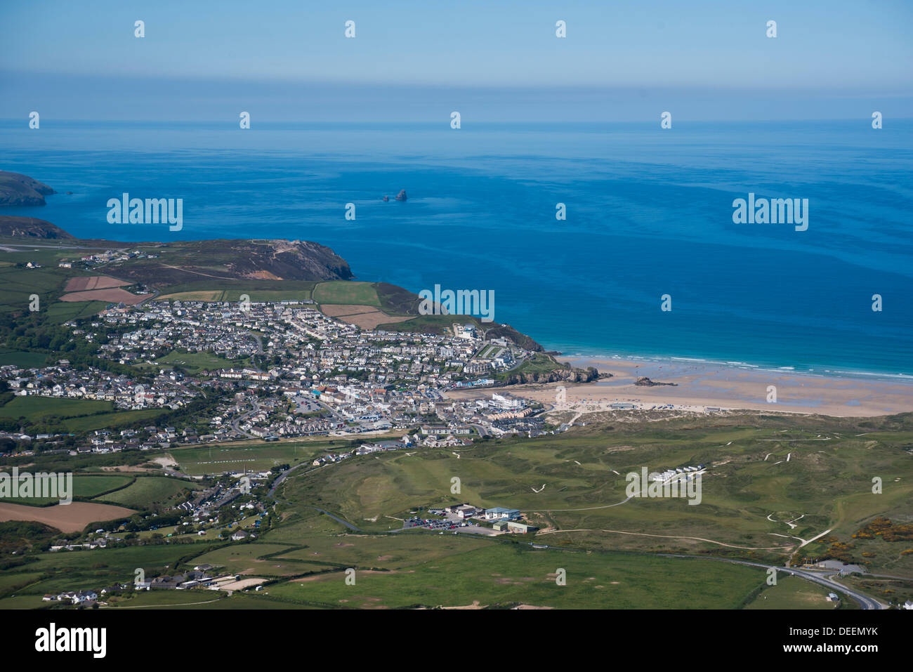 Perranporth, Cornwall, England, United Kingdom, Europe Stock Photo - Alamy