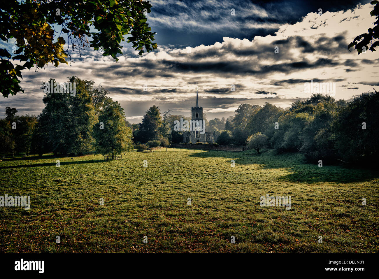 Church, Much Hadham, Hertfordshire, England, HDR Stock Photo - Alamy
