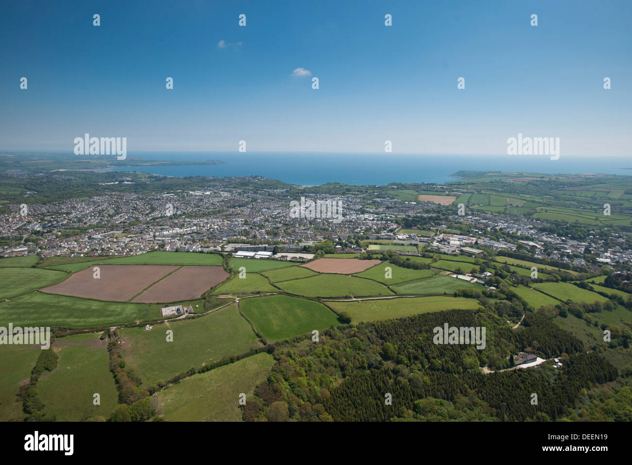 St austell aerial hi-res stock photography and images - Alamy