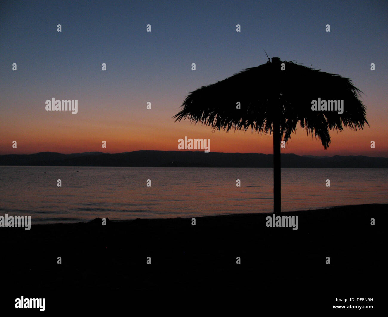 Sunrise over Greece taken from Kavos Stock Photo - Alamy