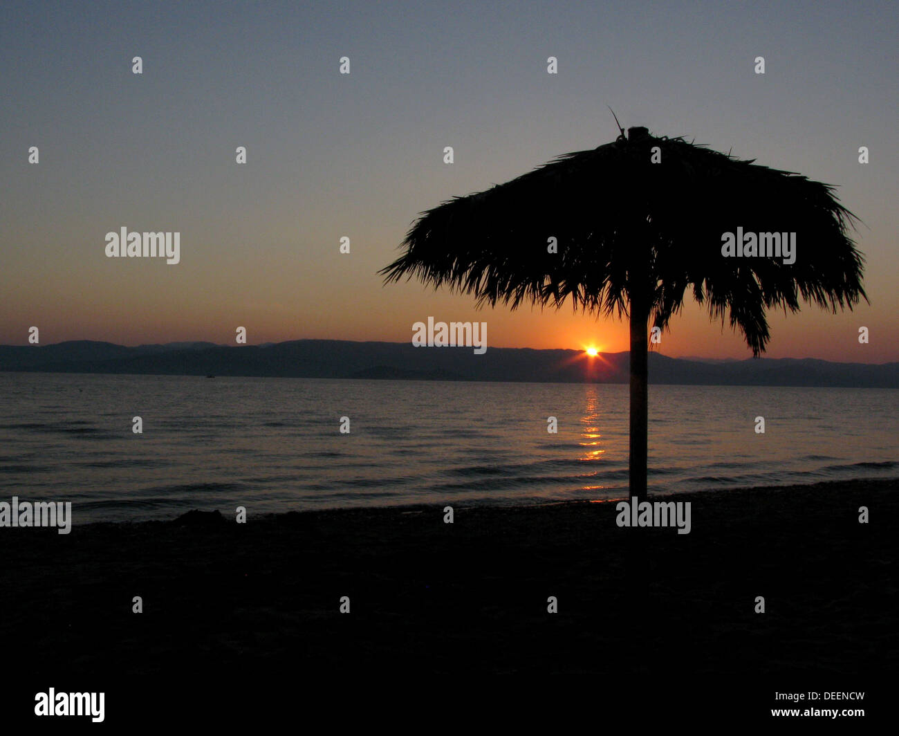 Sunrise over Greece taken from Kavos Stock Photo - Alamy