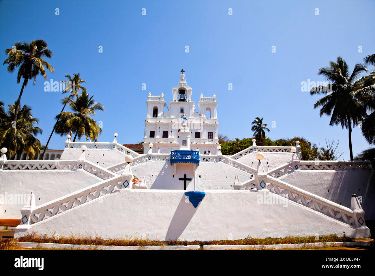 Facade of a church, Our Lady of the Immaculate Conception Church ...