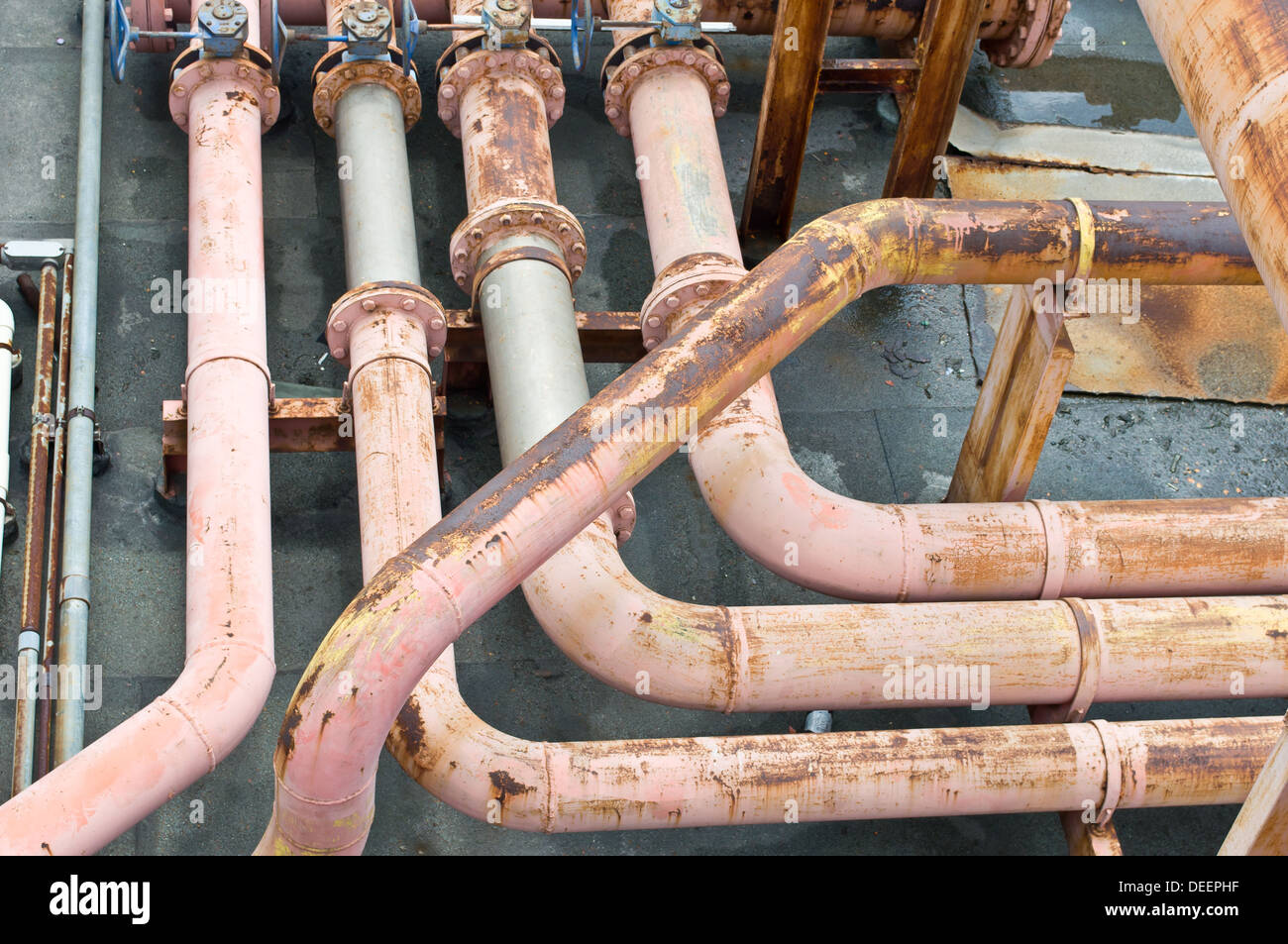 old pipe for water flow Stock Photo - Alamy