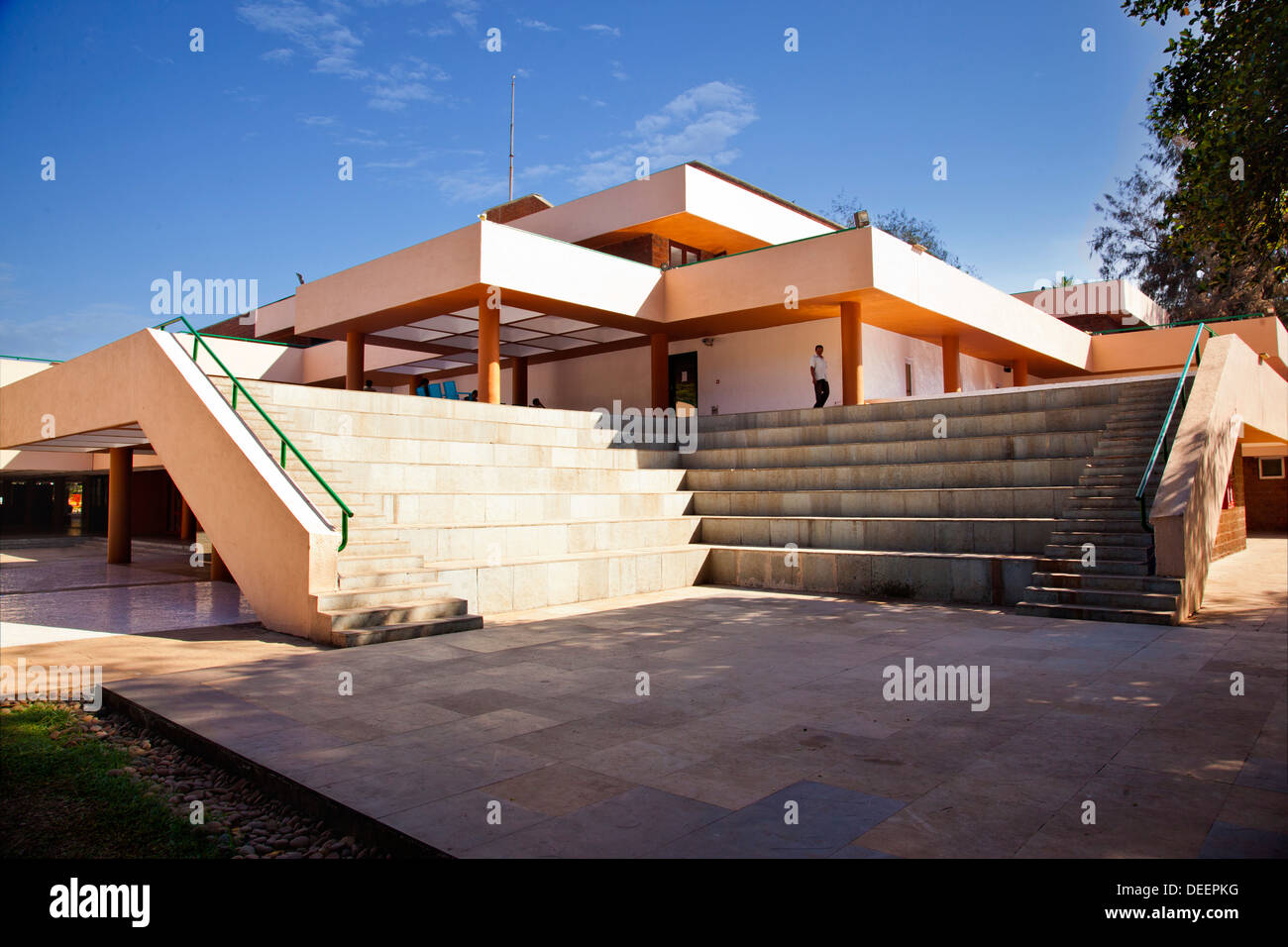 Facade of an Arts Academy building, Kala Academy, Panaji, Goa, India ...