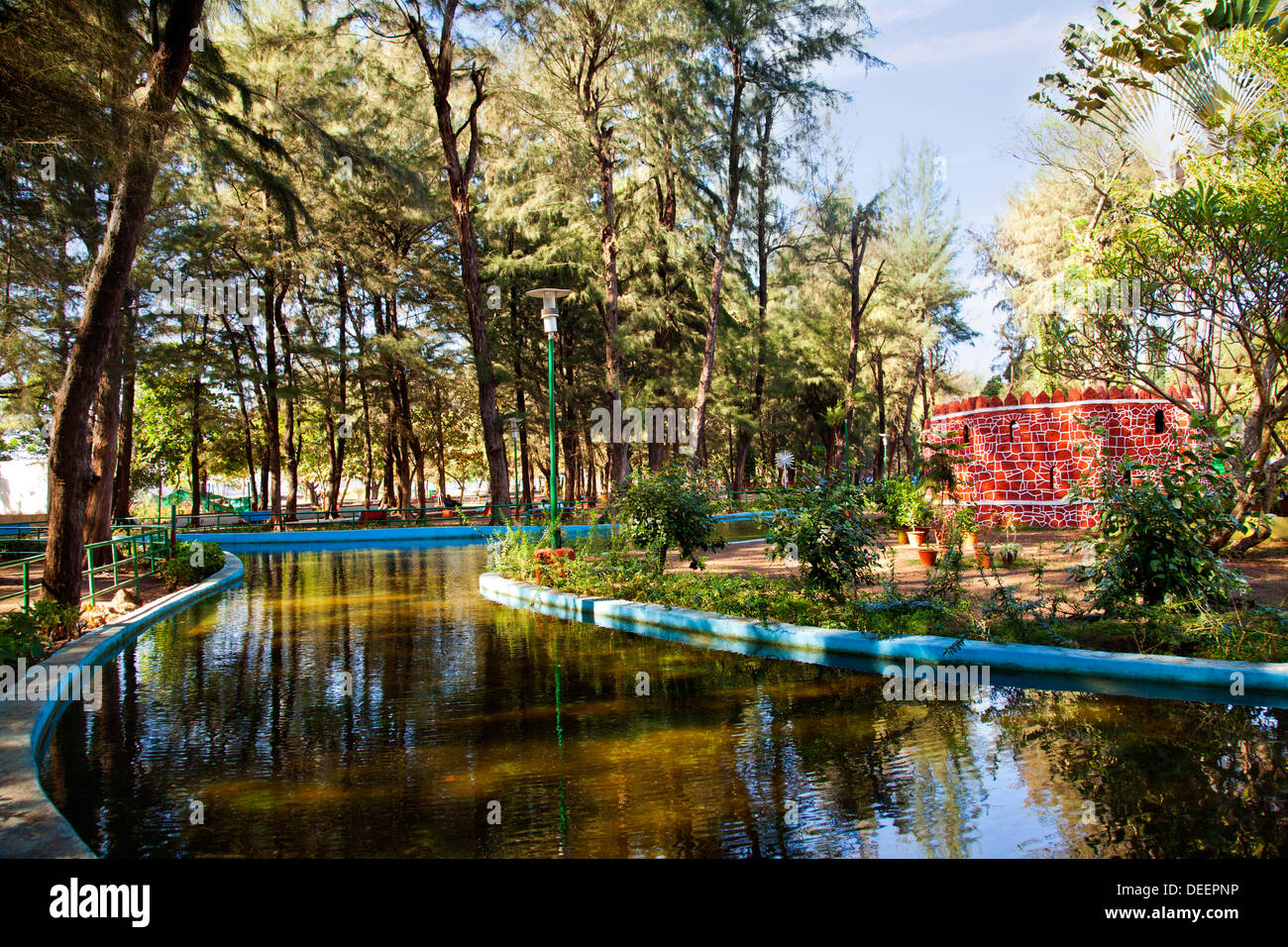 Pond in a garden, Campal Gardens, Panaji, Goa, India Stock Photo - Alamy