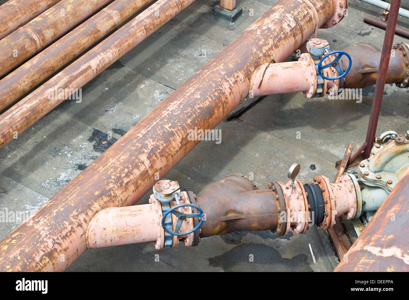 old pipe for water flow Stock Photo - Alamy