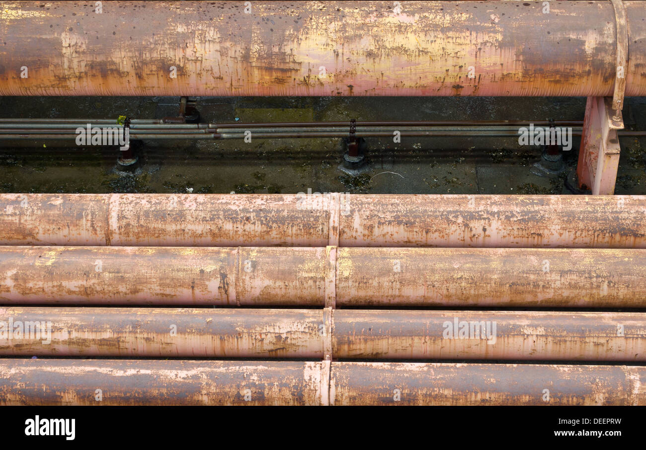 old pipe for water flow Stock Photo - Alamy