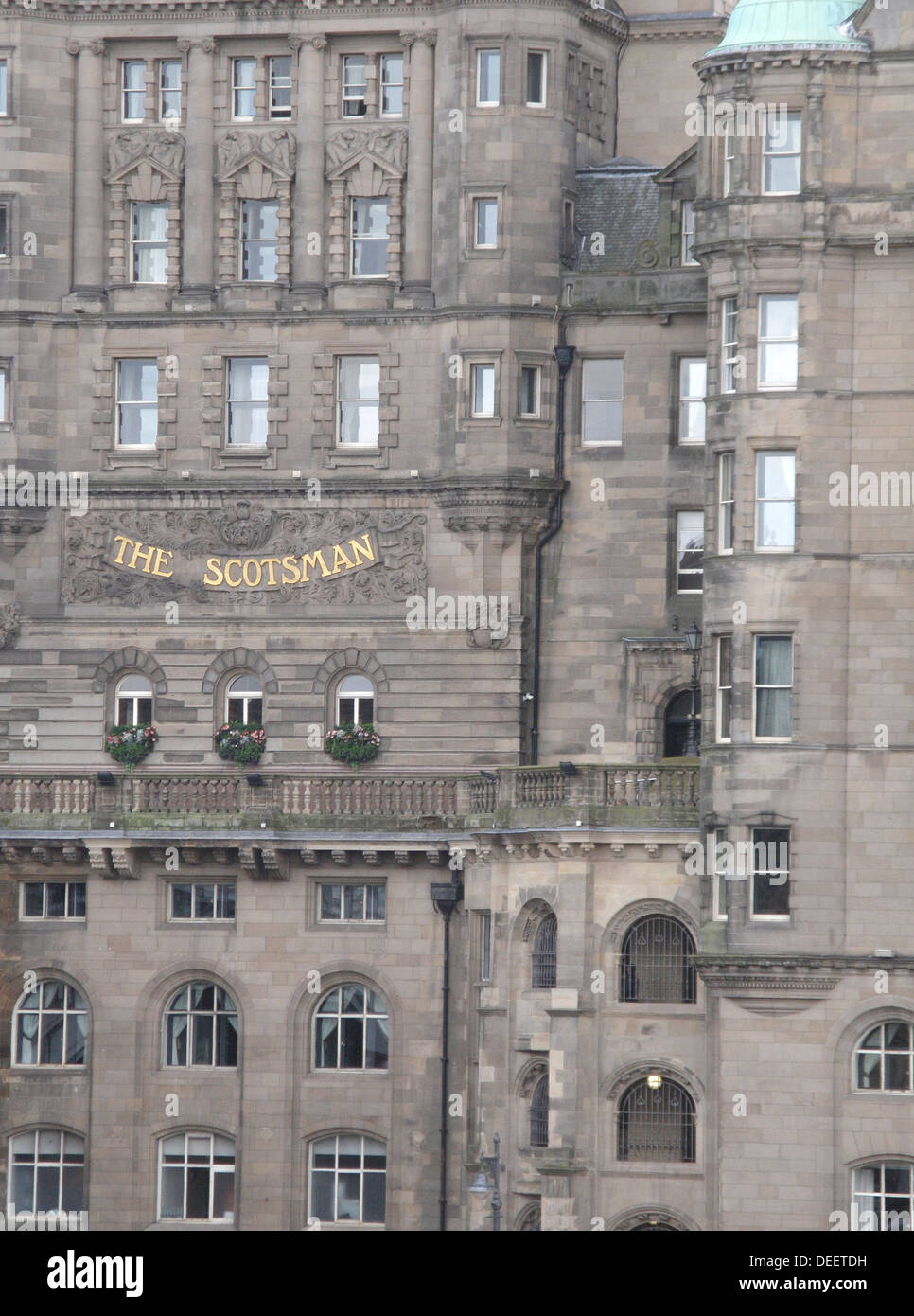 Scotsman hotel building hi-res stock photography and images - Alamy