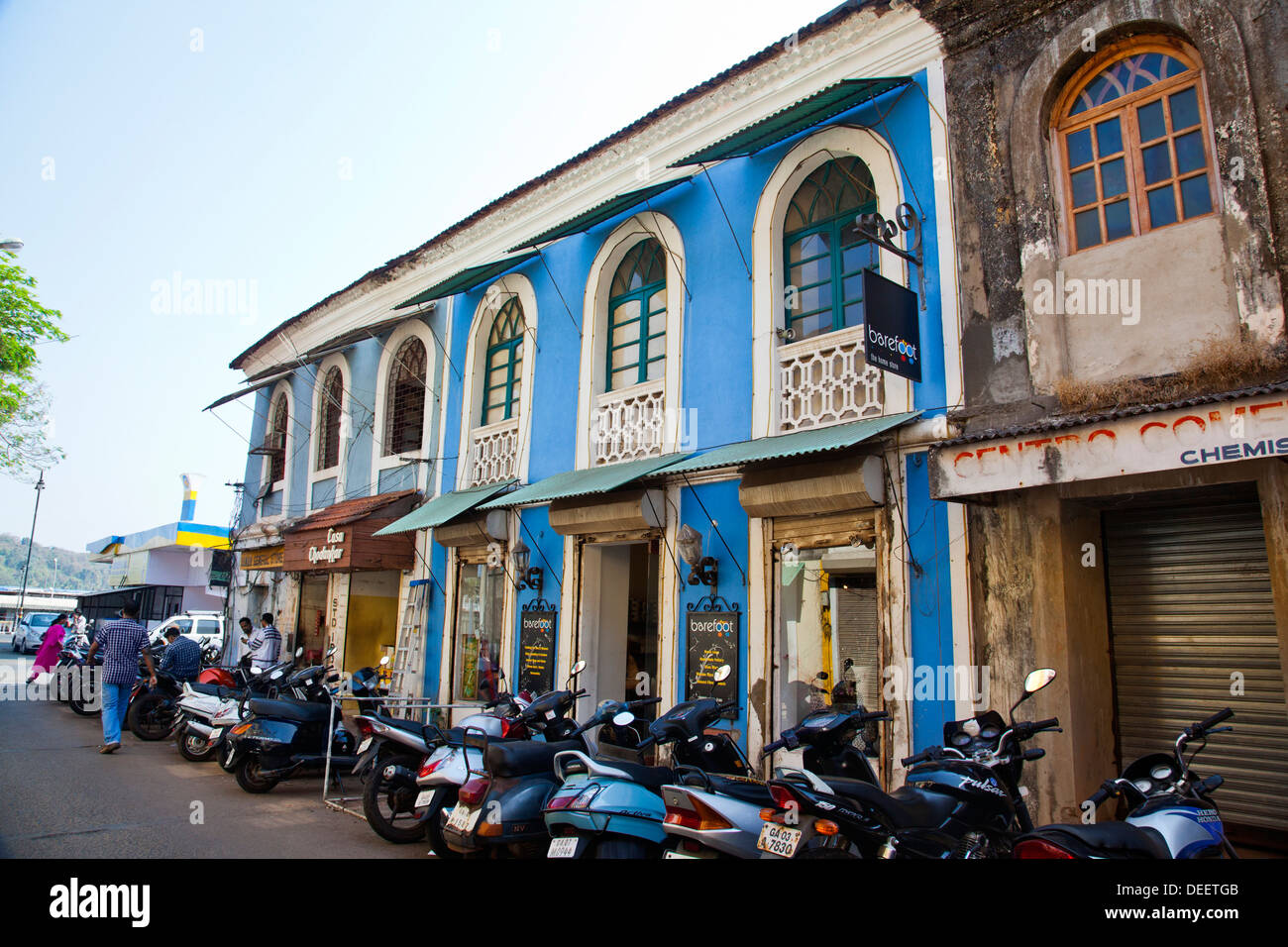 Facade of a shopping store, Barefoot, Panaji, North Goa, Goa, India ...
