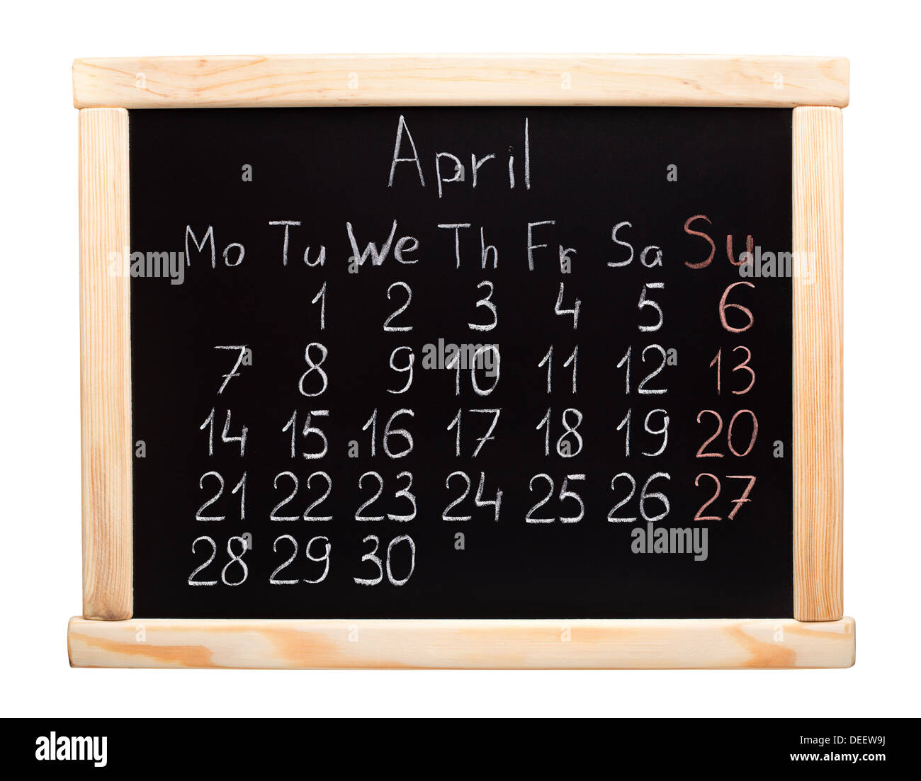 Wooden april Cut Out Stock Images & Pictures - Alamy