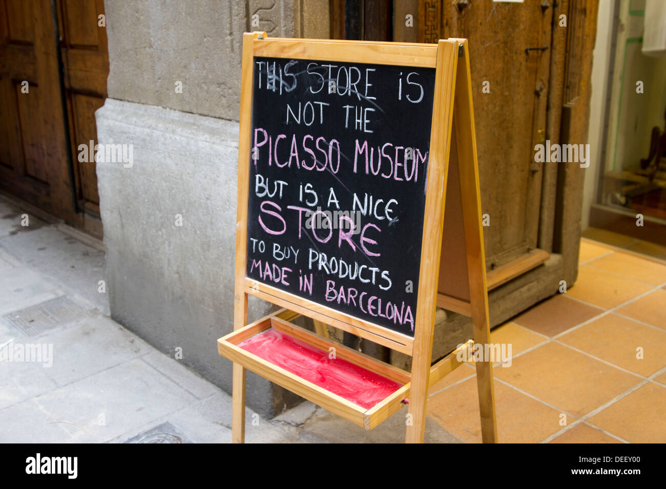 This Is Not A Picasso Museum Stock Photo Alamy