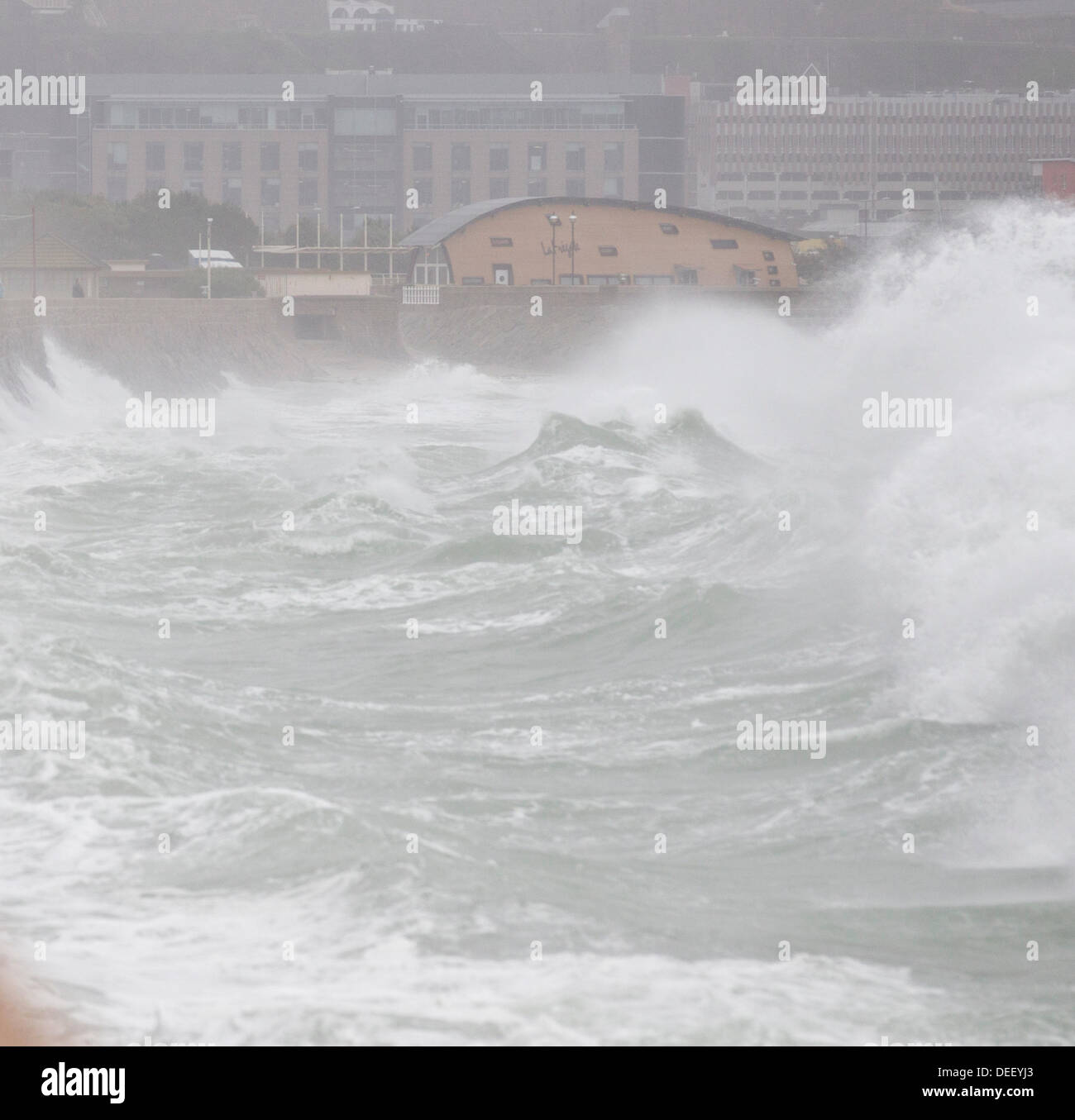 Jersey storm channel islands hi-res stock photography and images - Alamy