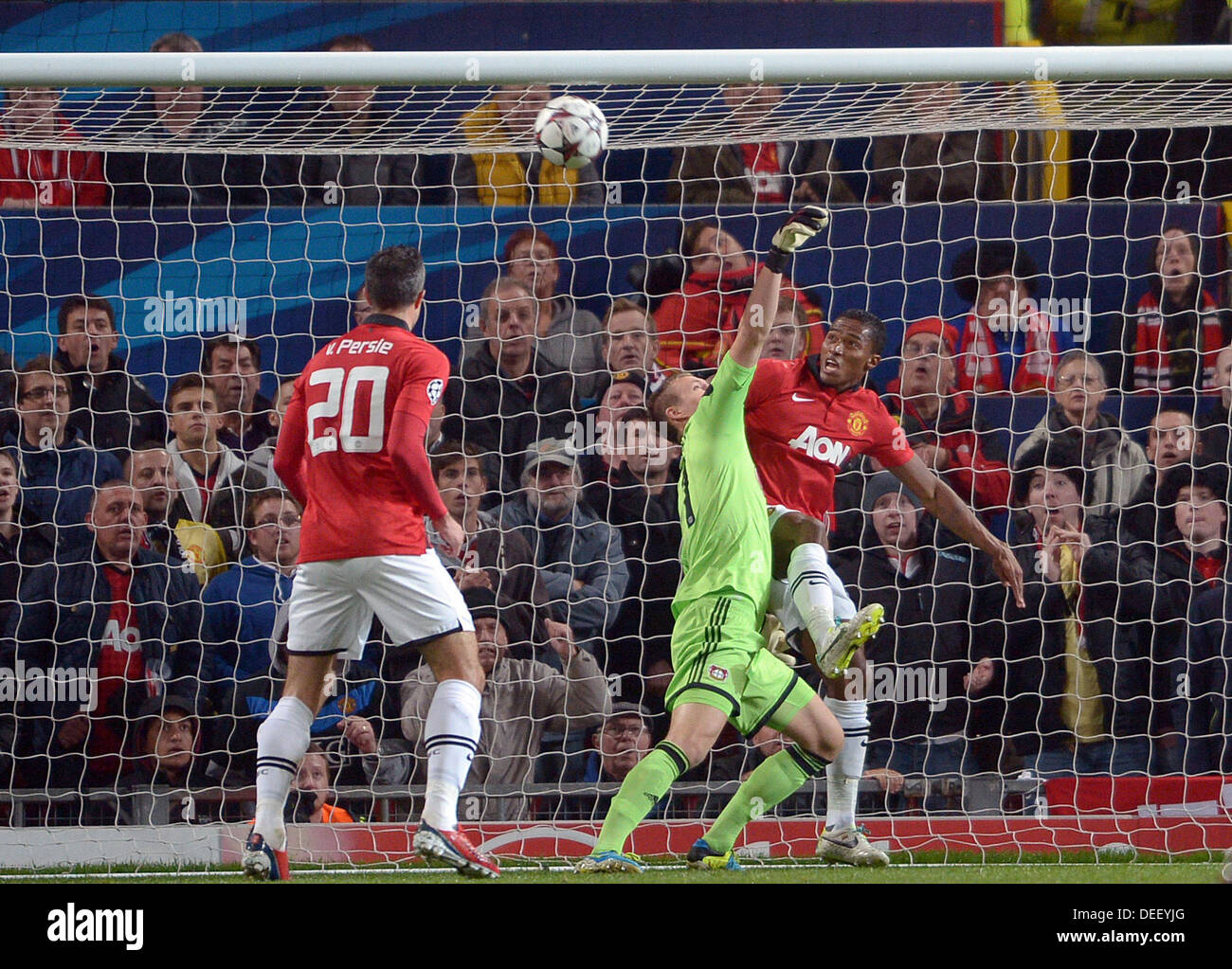 Manchester, UK. 17th Sep, 2013. Manchester's Wayne Rooney (not in the ...