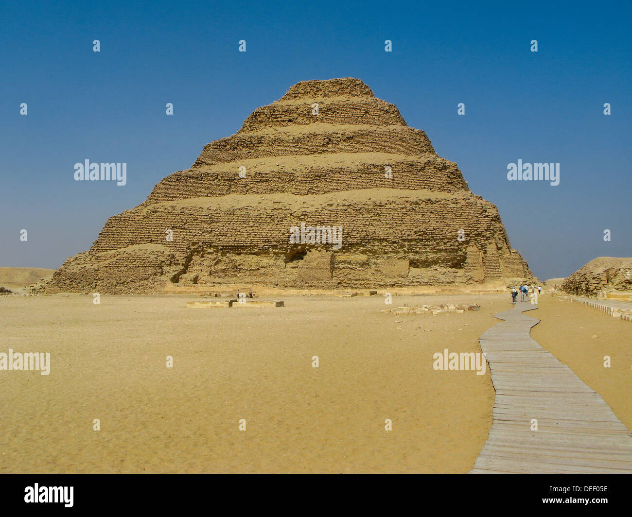 The Pyramid of Djoser, or Step Pyramid, is identified as the world's ...