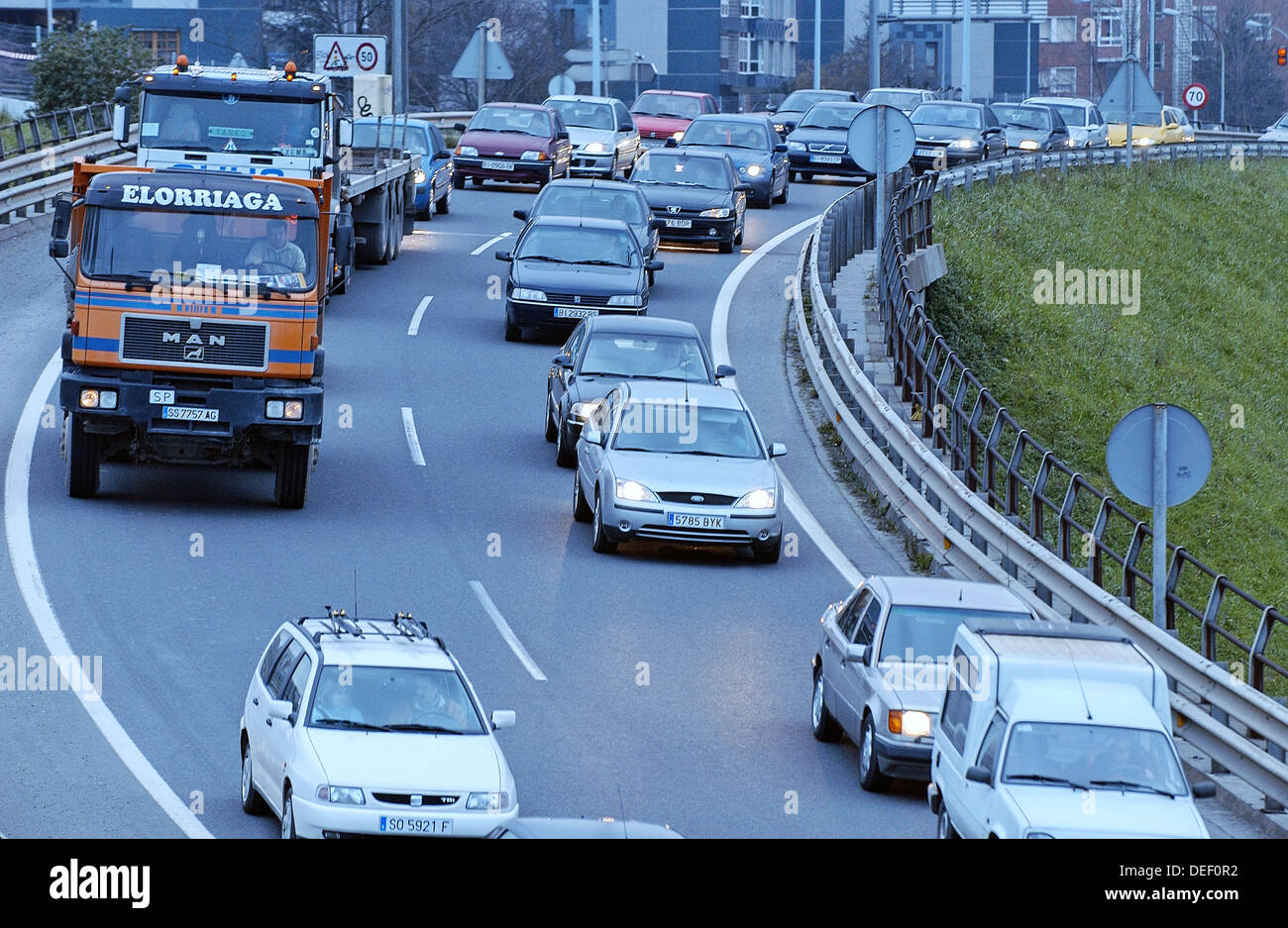 8 lane motorway hi-res stock photography and images - Alamy