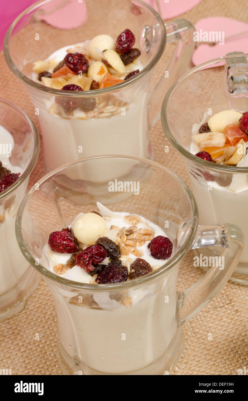 Yoghurt topped hi-res stock photography and images - Alamy