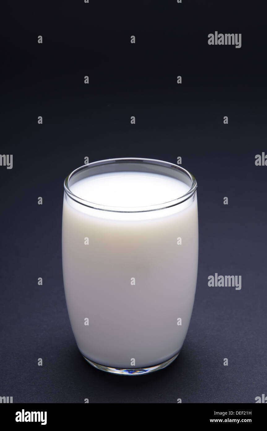 Glass cup full milk hi-res stock photography and images - Alamy