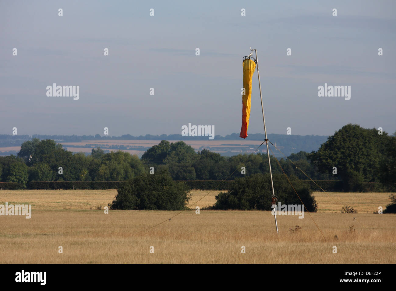 Wind Sock at Headcorn Areodrome, Kent Stock Photo - Alamy