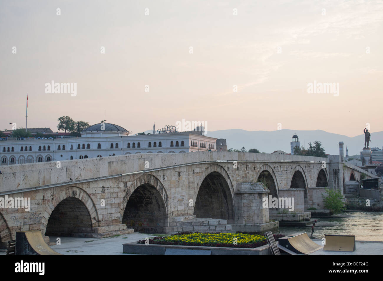 Skopje stone bridge hi-res stock photography and images - Alamy