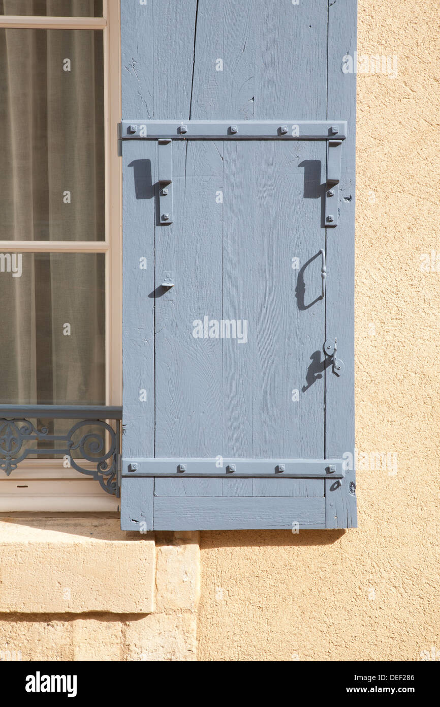 Window and wooden shutter in the Dordogne, France Stock Photo - Alamy