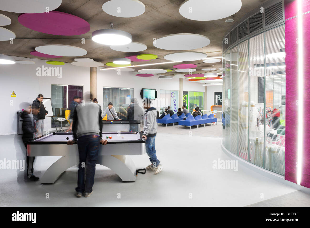 The Lighthouse Young Peoples Centre, Newtown, Birmingham, England Stock ...