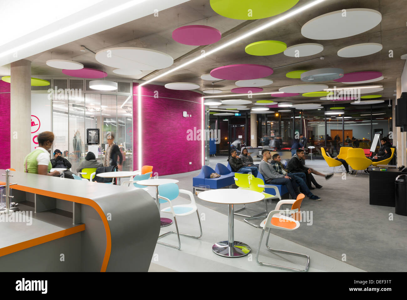 The Lighthouse Young Peoples Centre, Newtown, Birmingham, England Stock ...