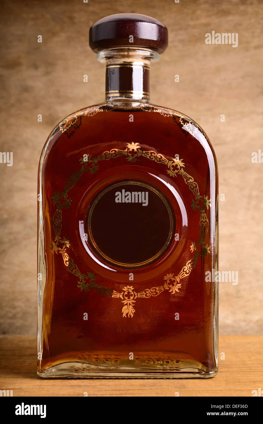 Old whiskey bottle hi-res stock photography and images - Alamy