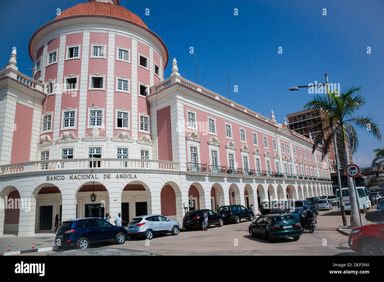 Africa, Angola, Luanda. National Bank of Angola Stock Photo - Alamy