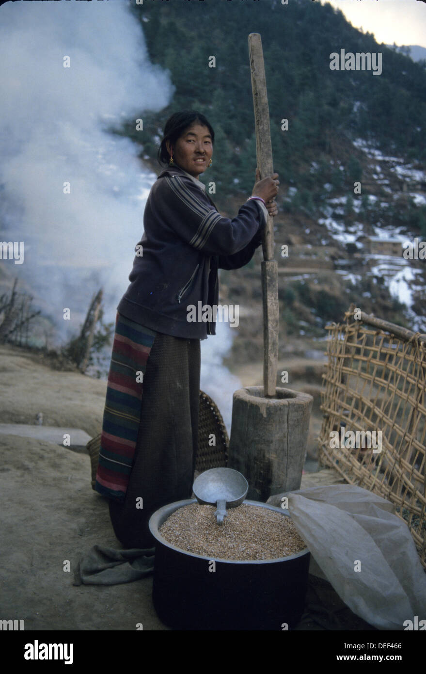 nepal, village, people, portrait, himalaya, asia, face, nepalese Stock ...