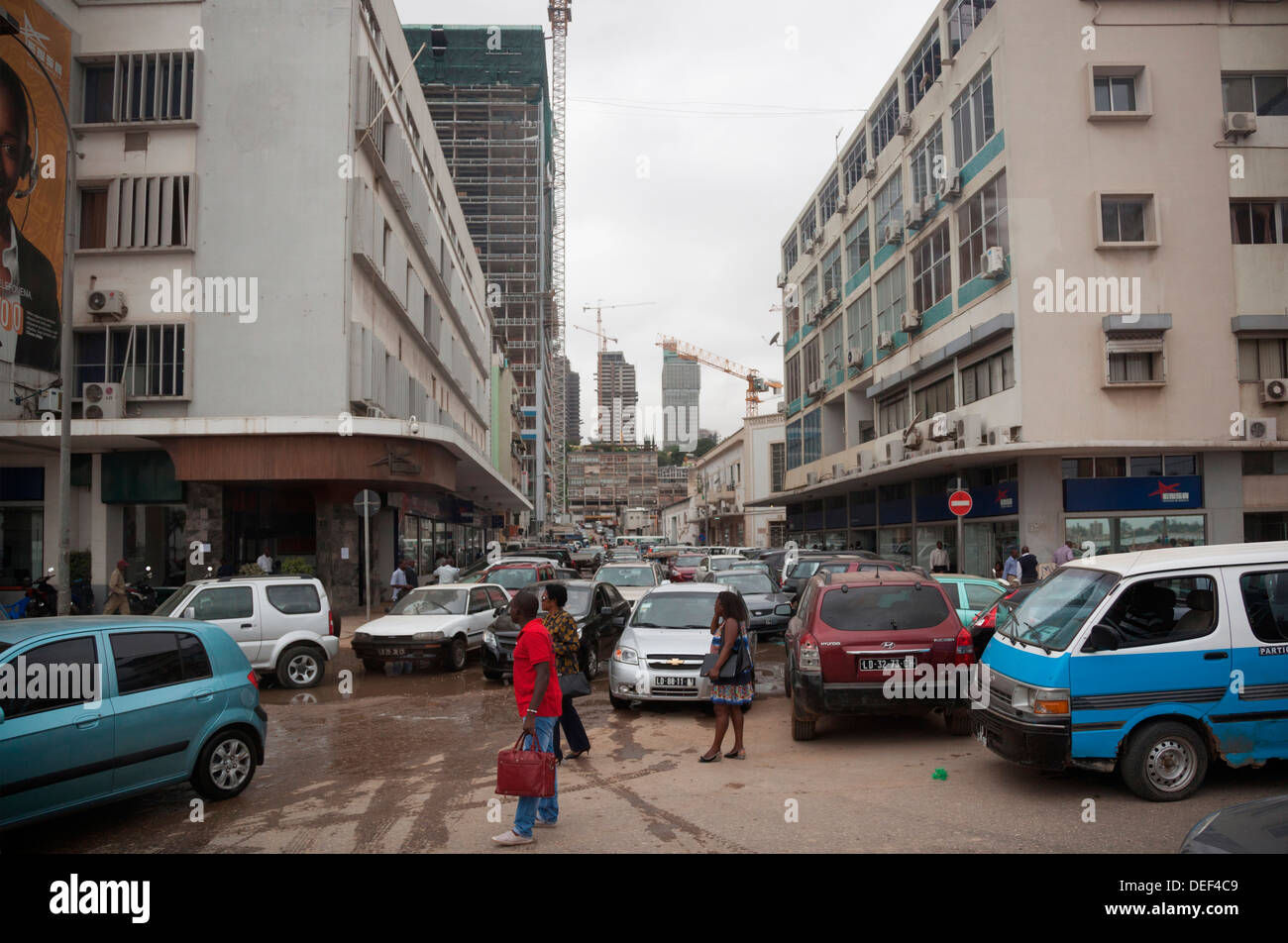 Africa, Angola, Luanda. Traffic in city center Stock Photo - Alamy