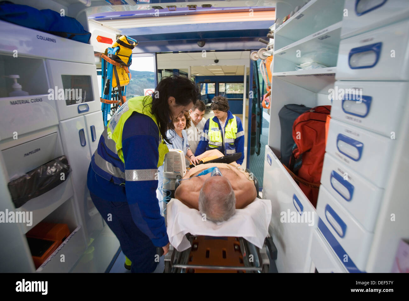 Spain hospital ambulance hi-res stock photography and images - Alamy