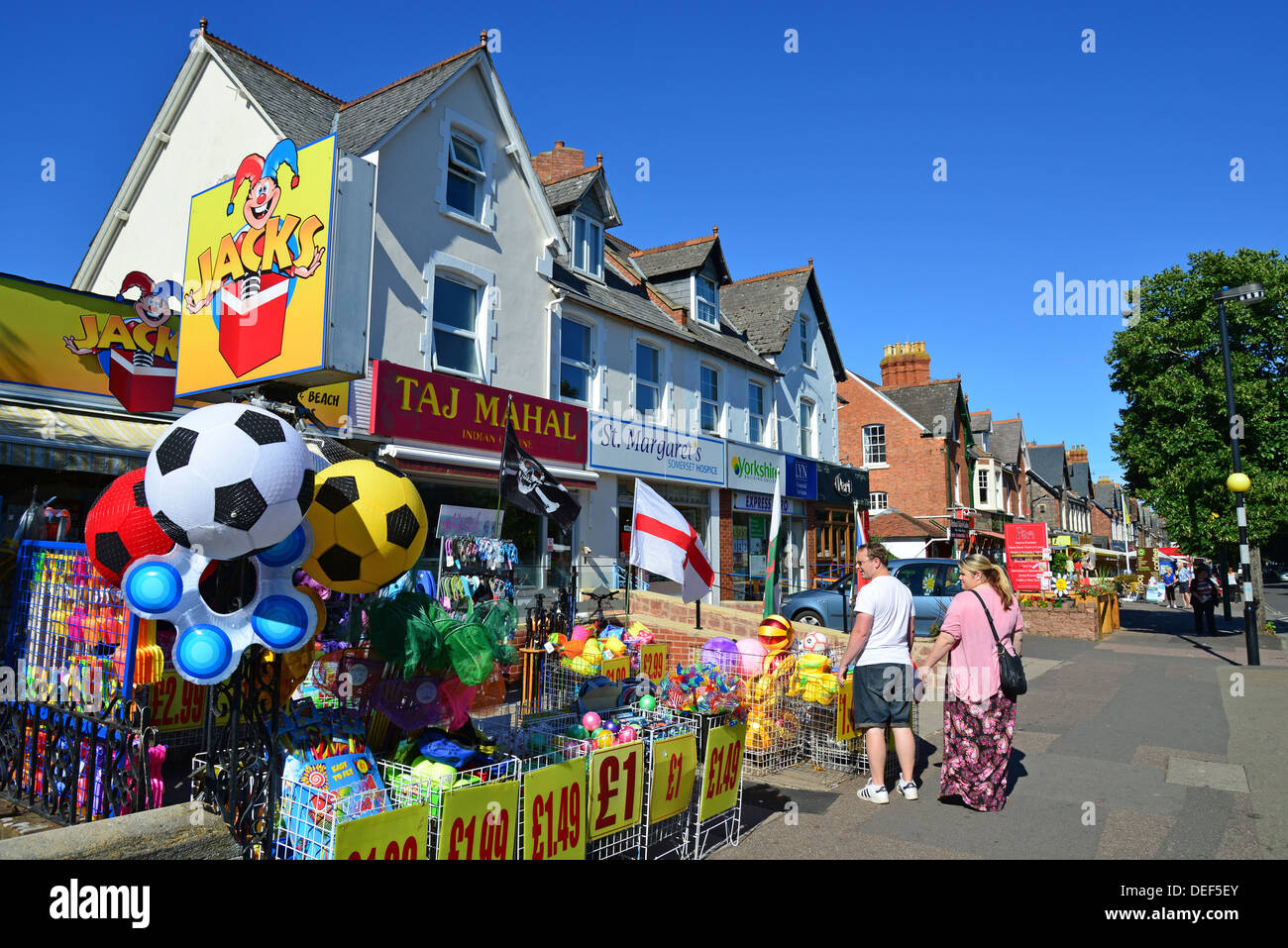 The Avenue, Minehead, Somerset, England, United Kingdom Stock Photo - Alamy