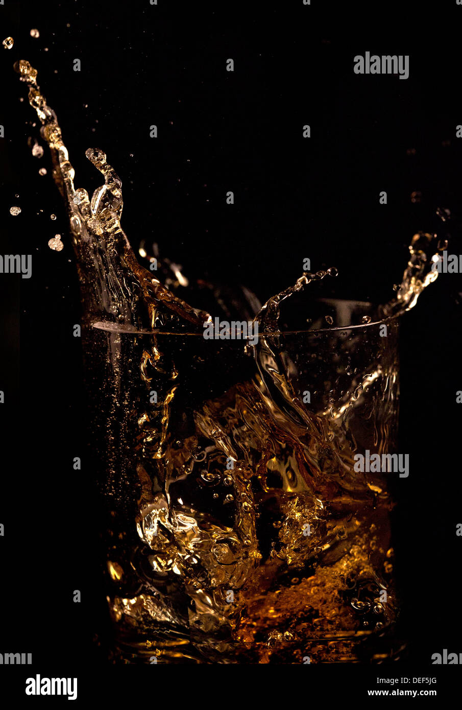 Whiskey Splash High Resolution Stock Photography and Images - Alamy