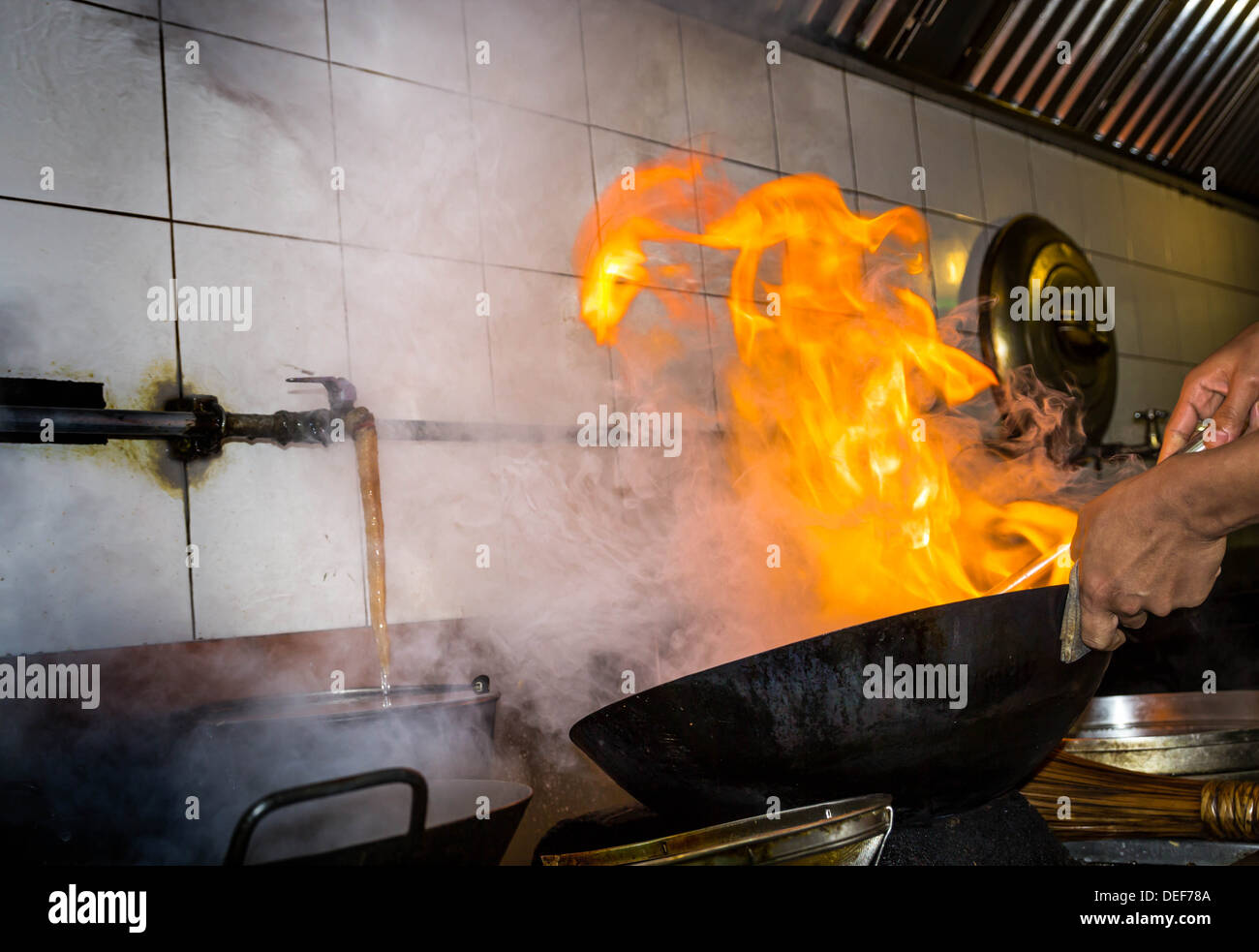 Flame food flambe hi-res stock photography and images - Alamy