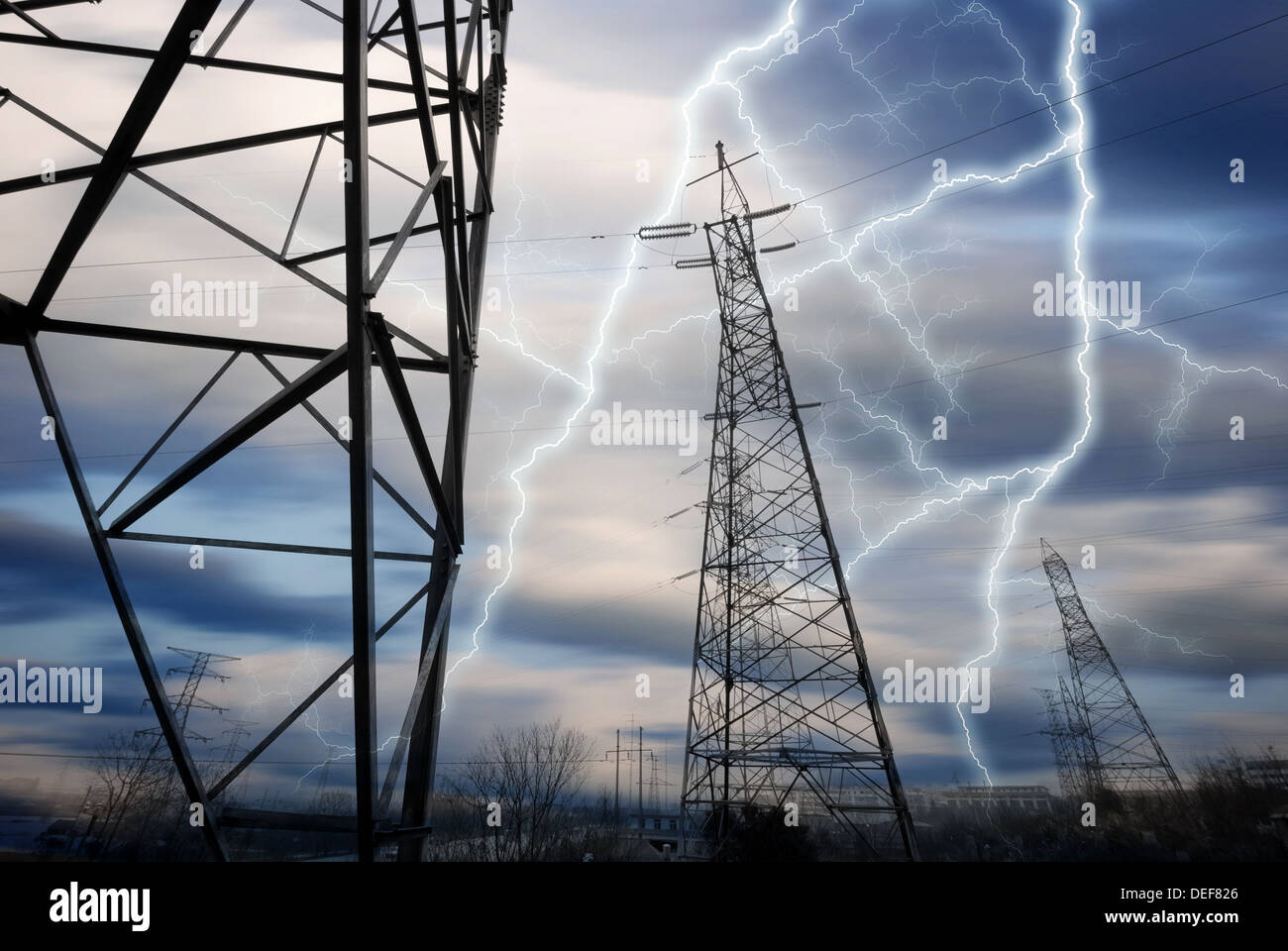 Substation Lightning High Resolution Stock Photography and Images - Alamy