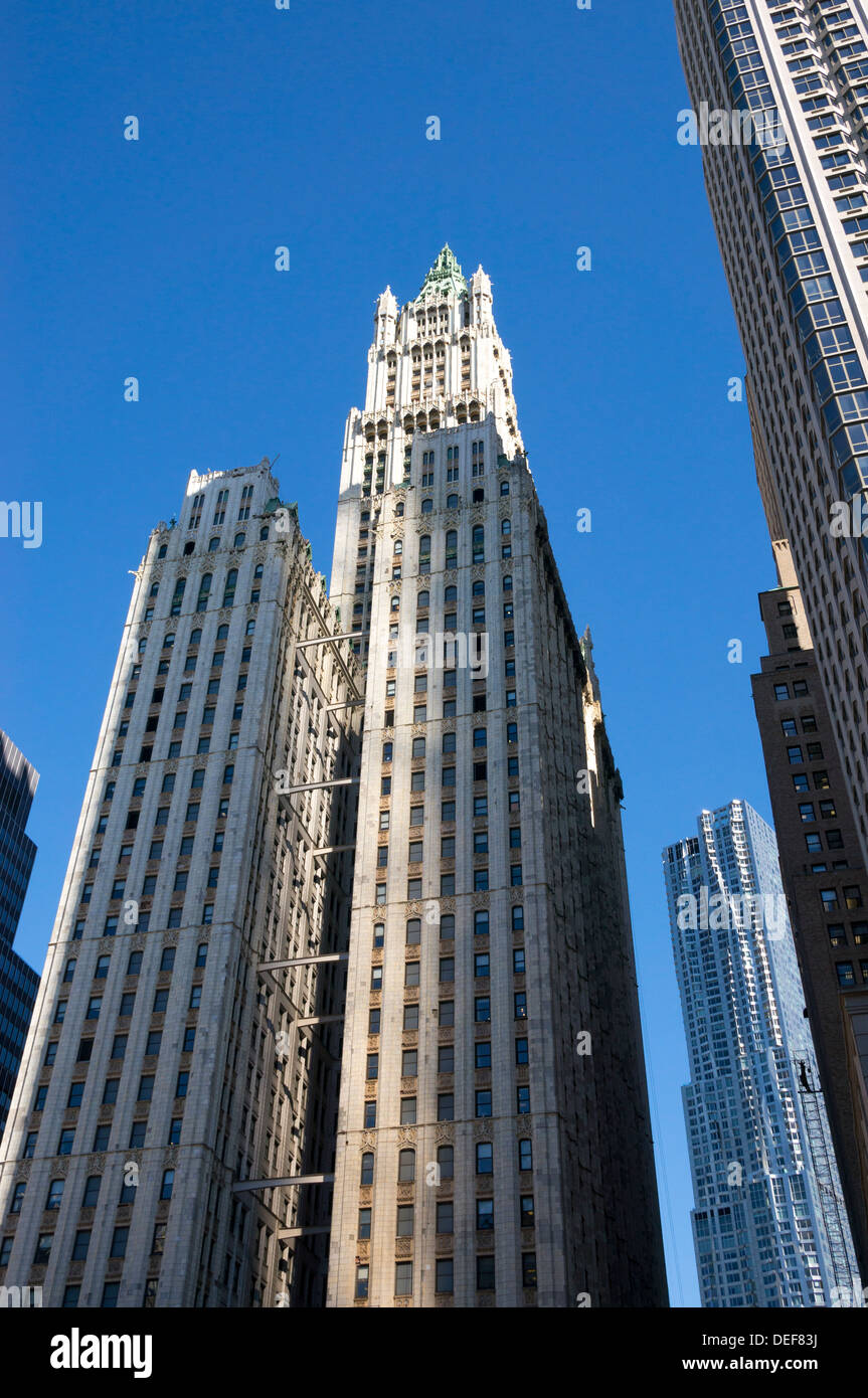 Skyscrapers in the FInancial District in New York City Stock Photo - Alamy