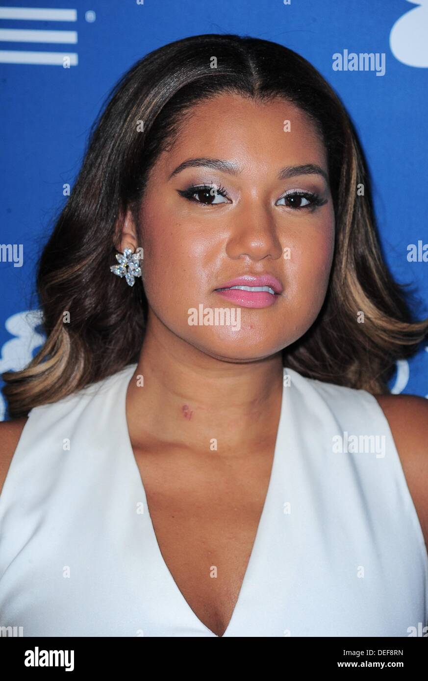 New York, NY. 17th Sep, 2013. Elaina Watley, Victor Cruz at arrivals ...