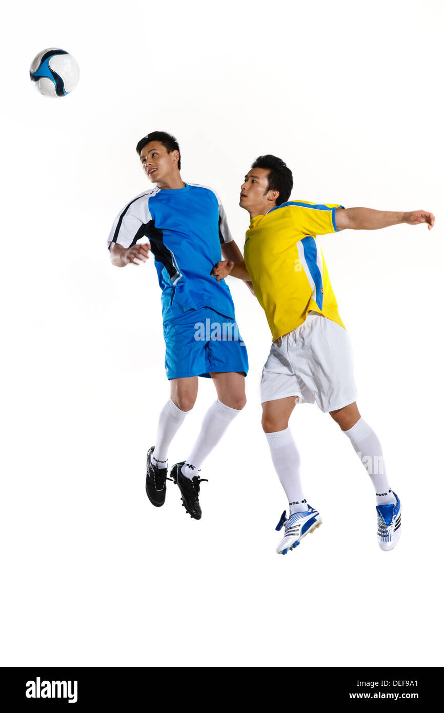 Two men young adults Cut Out Stock Images & Pictures - Alamy