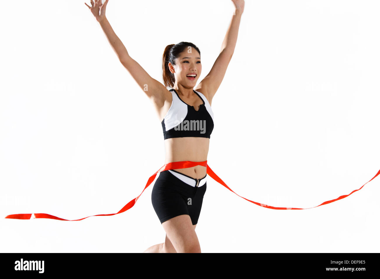 Side view success finish line hi-res stock photography and images - Alamy