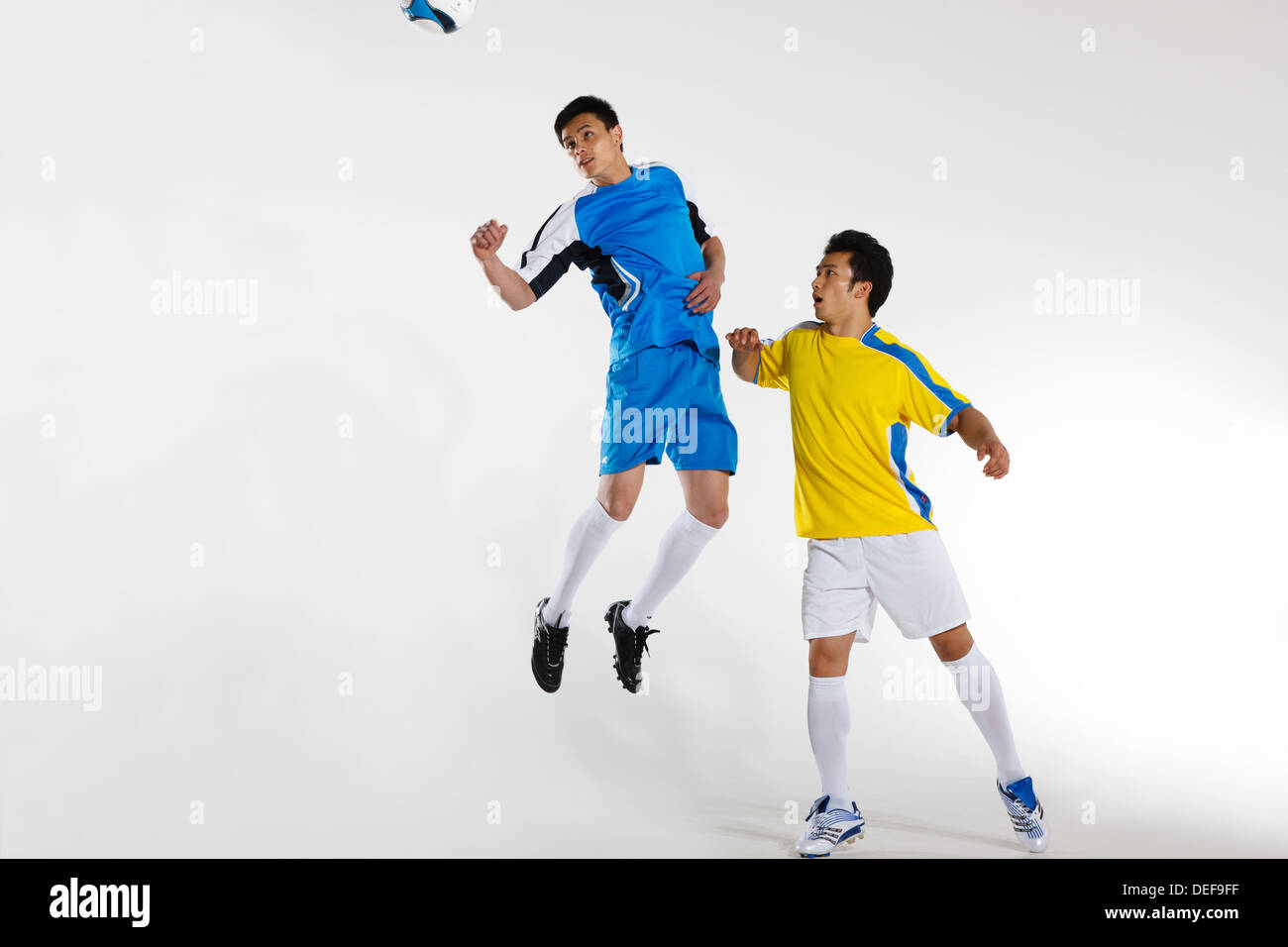 Two football players Stock Photo - Alamy